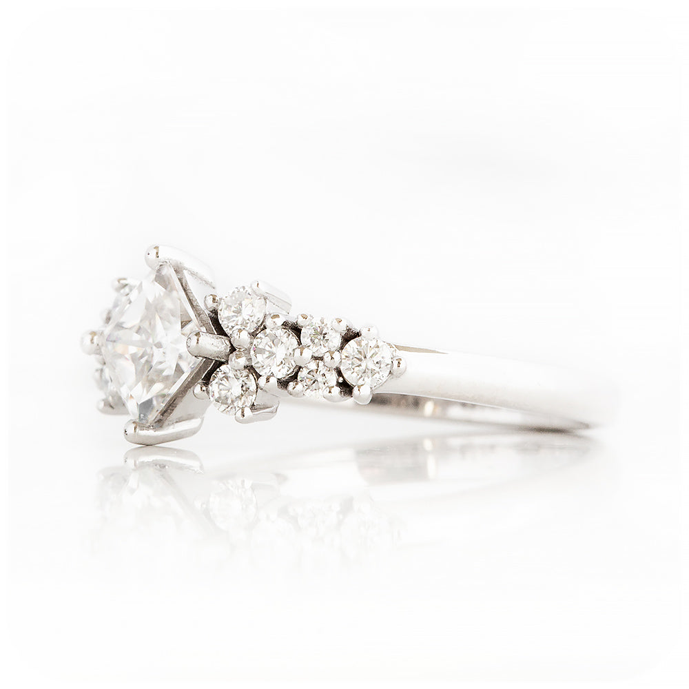 Sonet, a Princess cut Lab Diamond Engagement Ring – Victoria's Jewellery