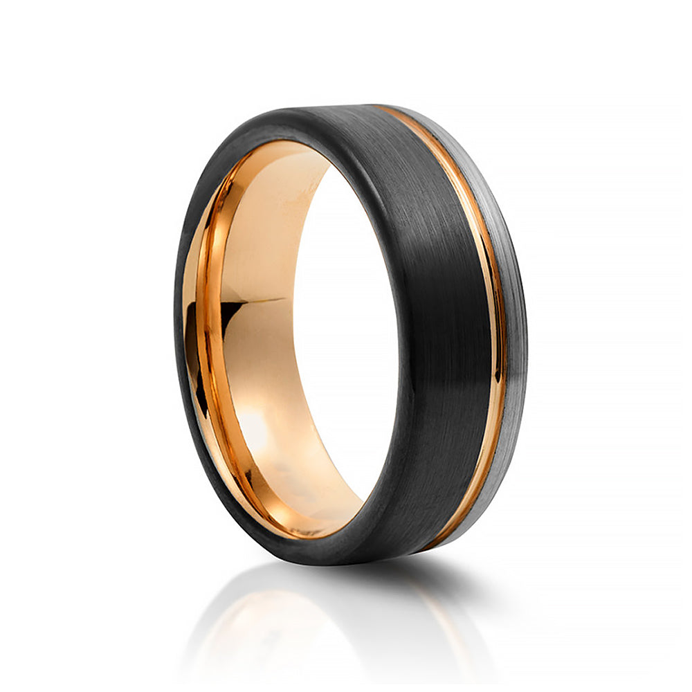 Tungsten Men's Rings – Victoria's Jewellery