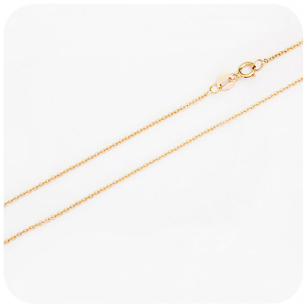 9k Yellow Gold Rolo Chain - 1.65mm – Victoria's Jewellery